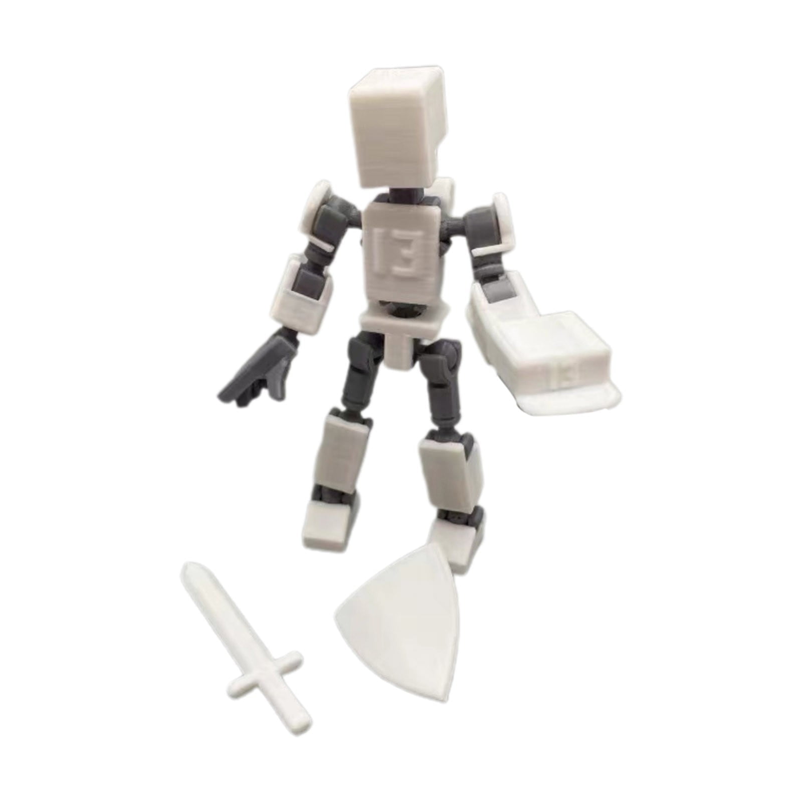 MixMart Joint Action Figure Toy,Mini T13 Action Figure 3D Printed ...