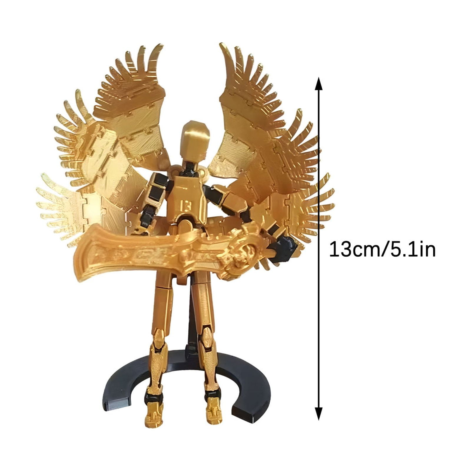 MixMart T13 Action Figure 3D Printed Multi-Jointed Movable Titan 13 Lucky 13 Dummy 13 Nova 13 ...
