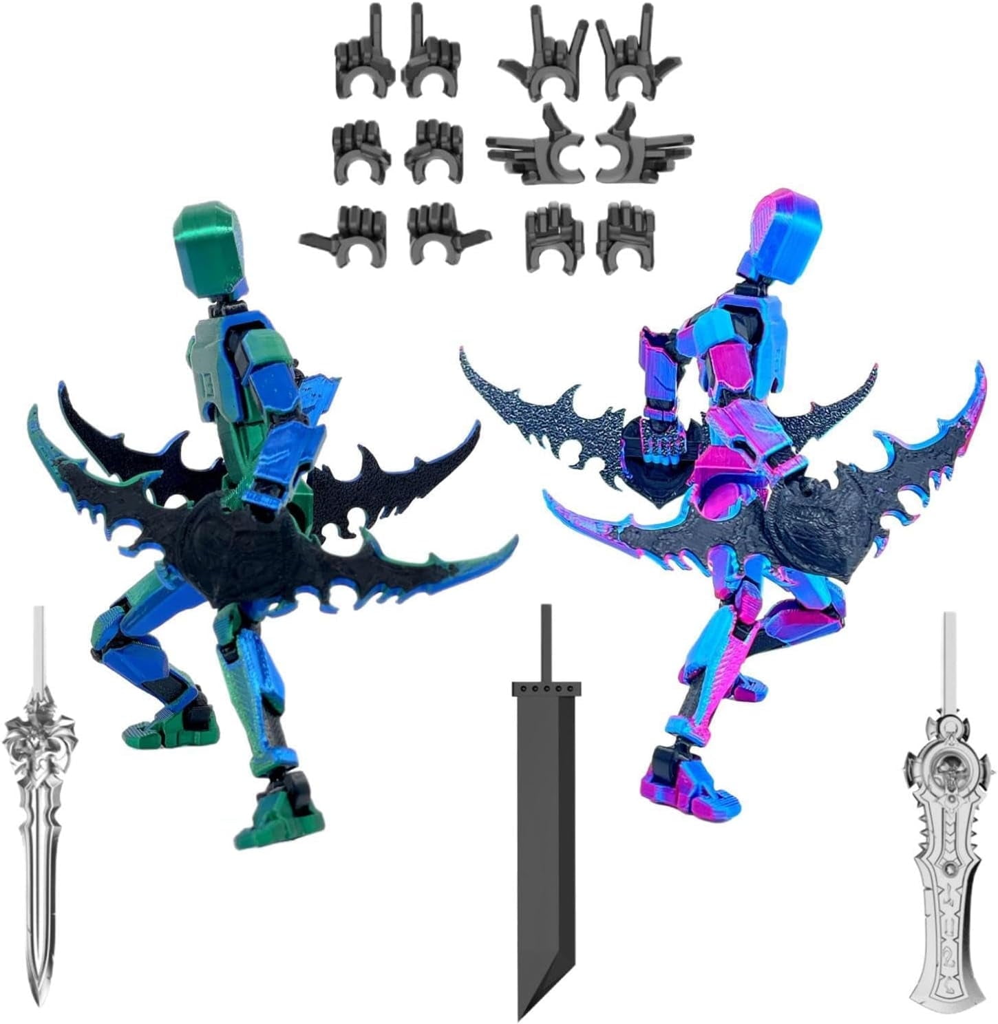 MixMart T13 Action Figure, (Assembly Required) 3D Printed Robo 13 ...