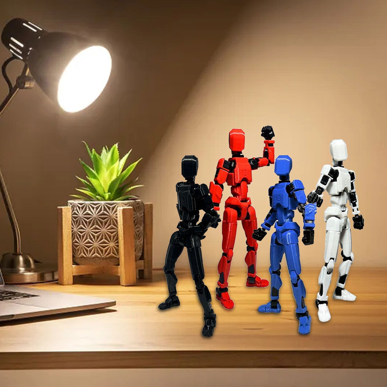 MixMart T13 Action Figure,Multi-Jointed Movable Robot 3D Printed ...