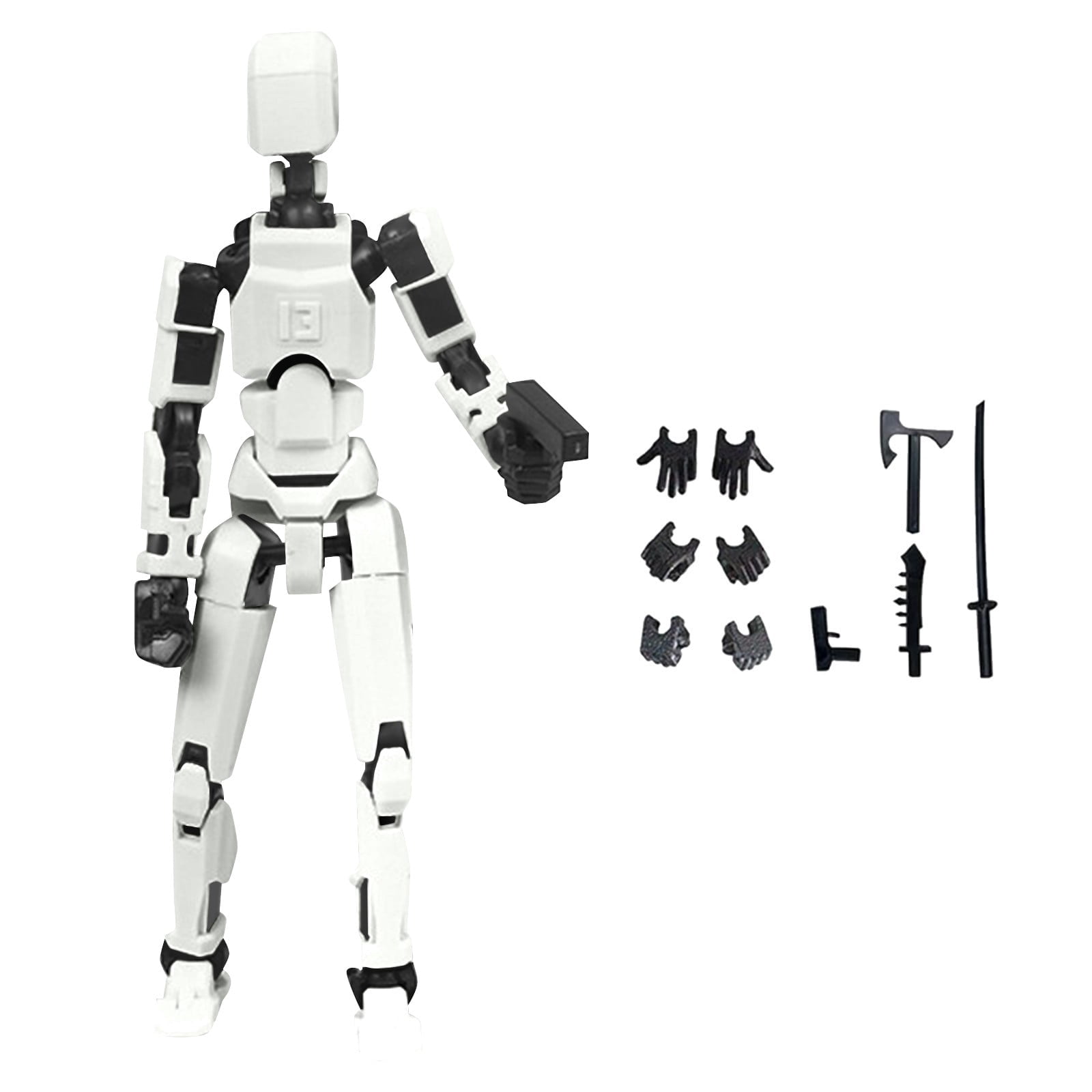 MixMart T13 Action Figures Robot Fidget Toys Anime Figures with Multi ...
