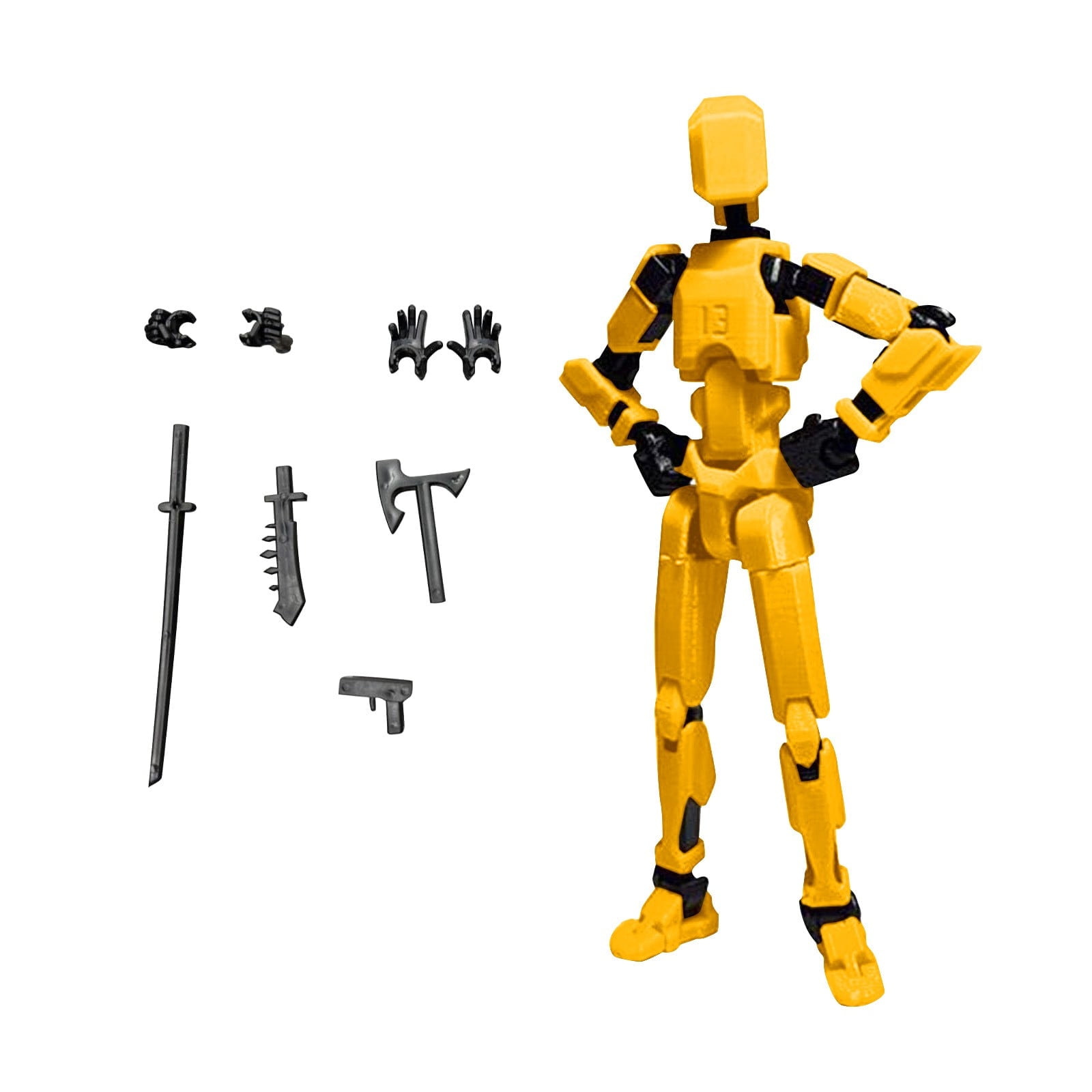 MixMart Titan 13 Action Figure Set, T13 Action Figure, 3D Printed ...