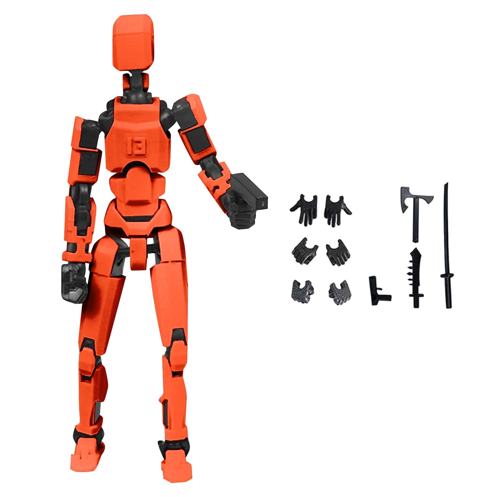 MixMart Titan T13 Action Figures - Robot Action Figure Fidget Toys for ...