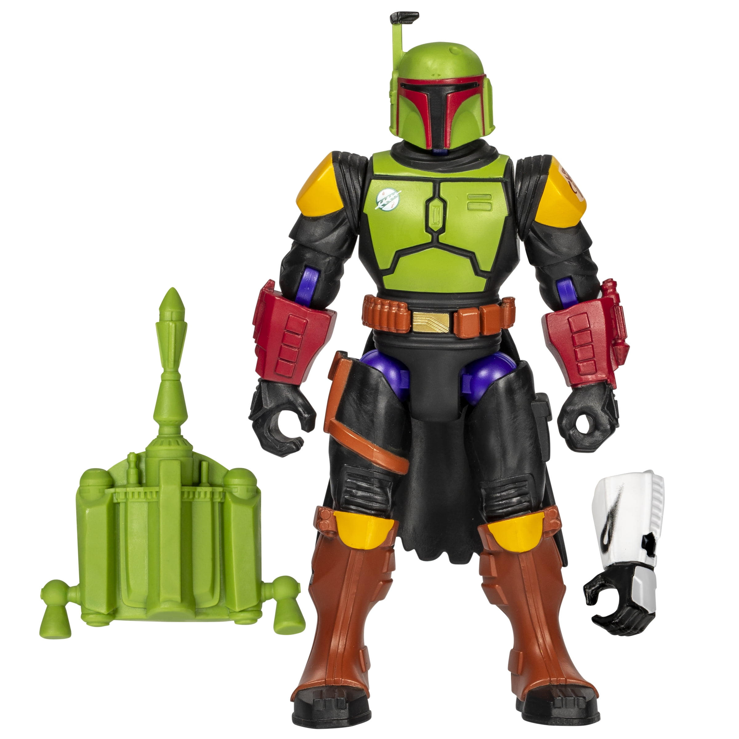 MixMashers Star Wars Boba Fett Toy, 5” (12 cm) Mix-&-Match Action ...