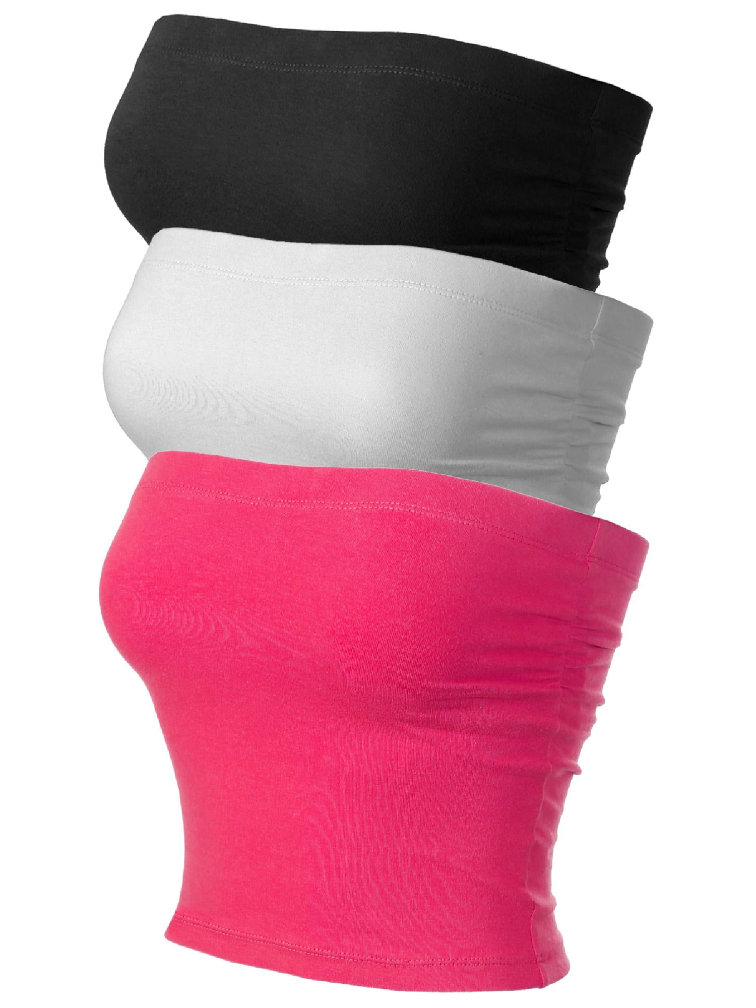MixMatchy Women's 3-Pack Solid Casual Summer Side Shirring Scrunched ...