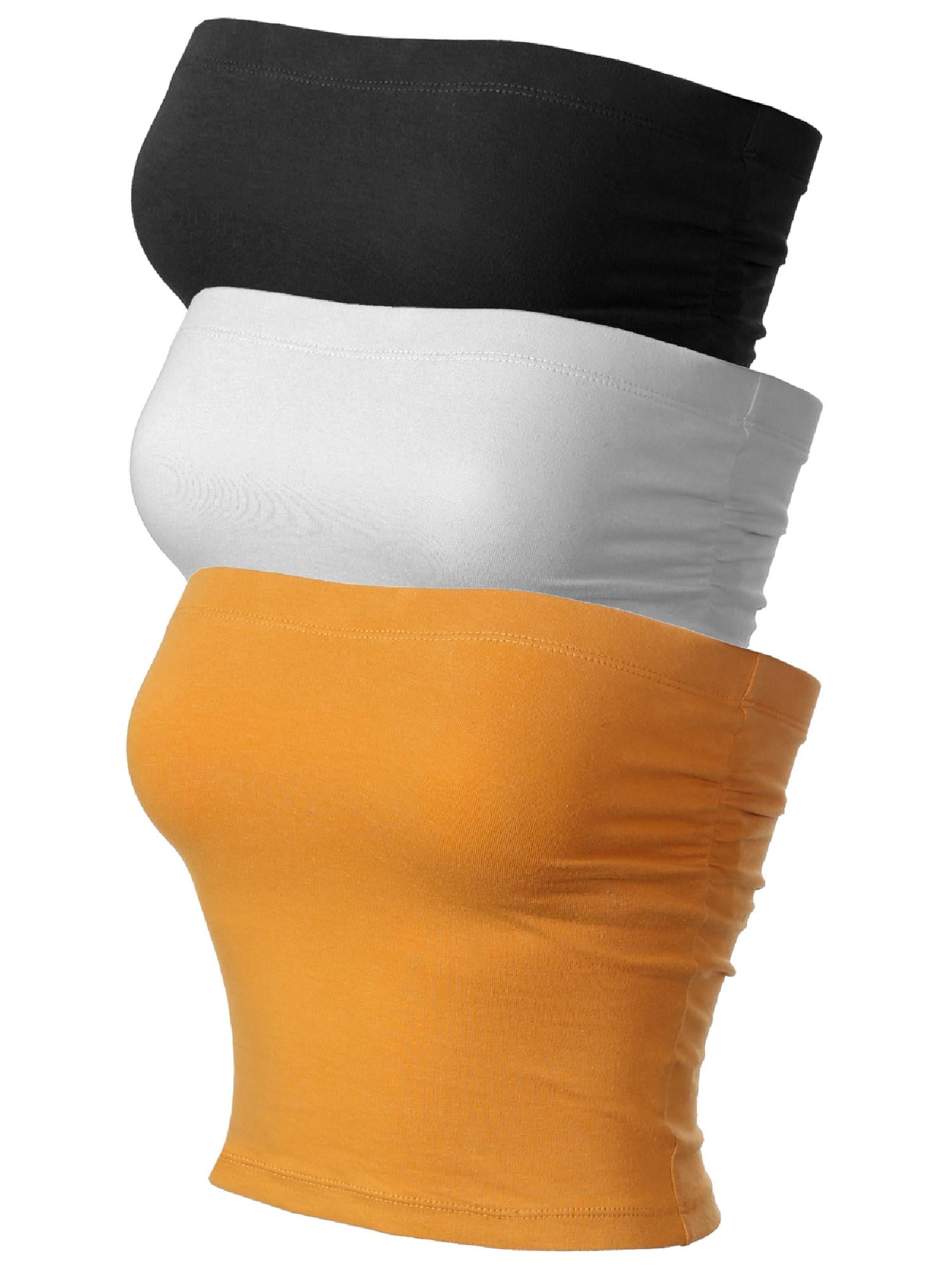 MixMatchy Women's 3-Pack Solid Casual Summer Side Shirring Scrunched ...