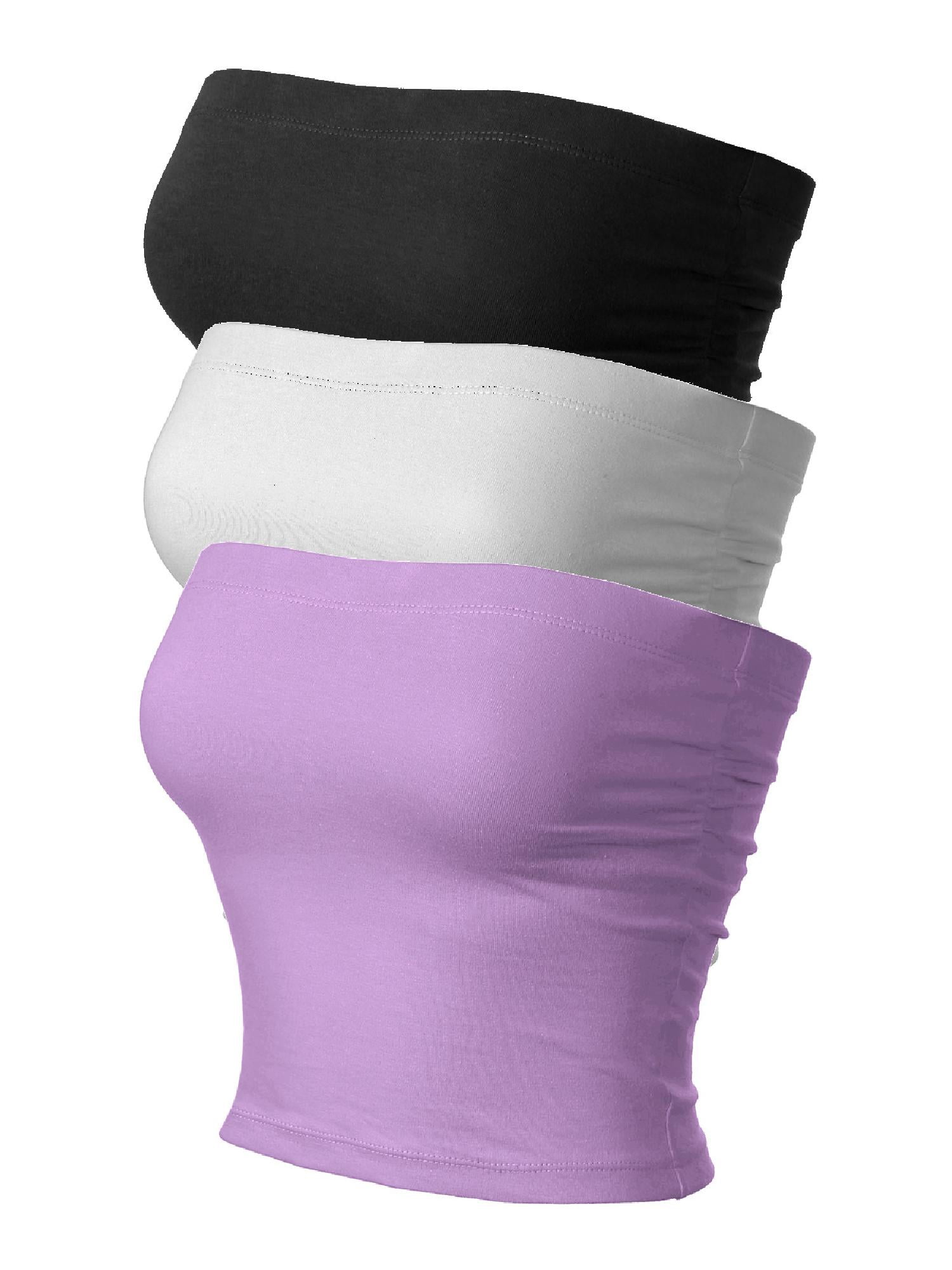 MixMatchy Women's 3-Pack Solid Casual Summer Side Shirring Scrunched ...