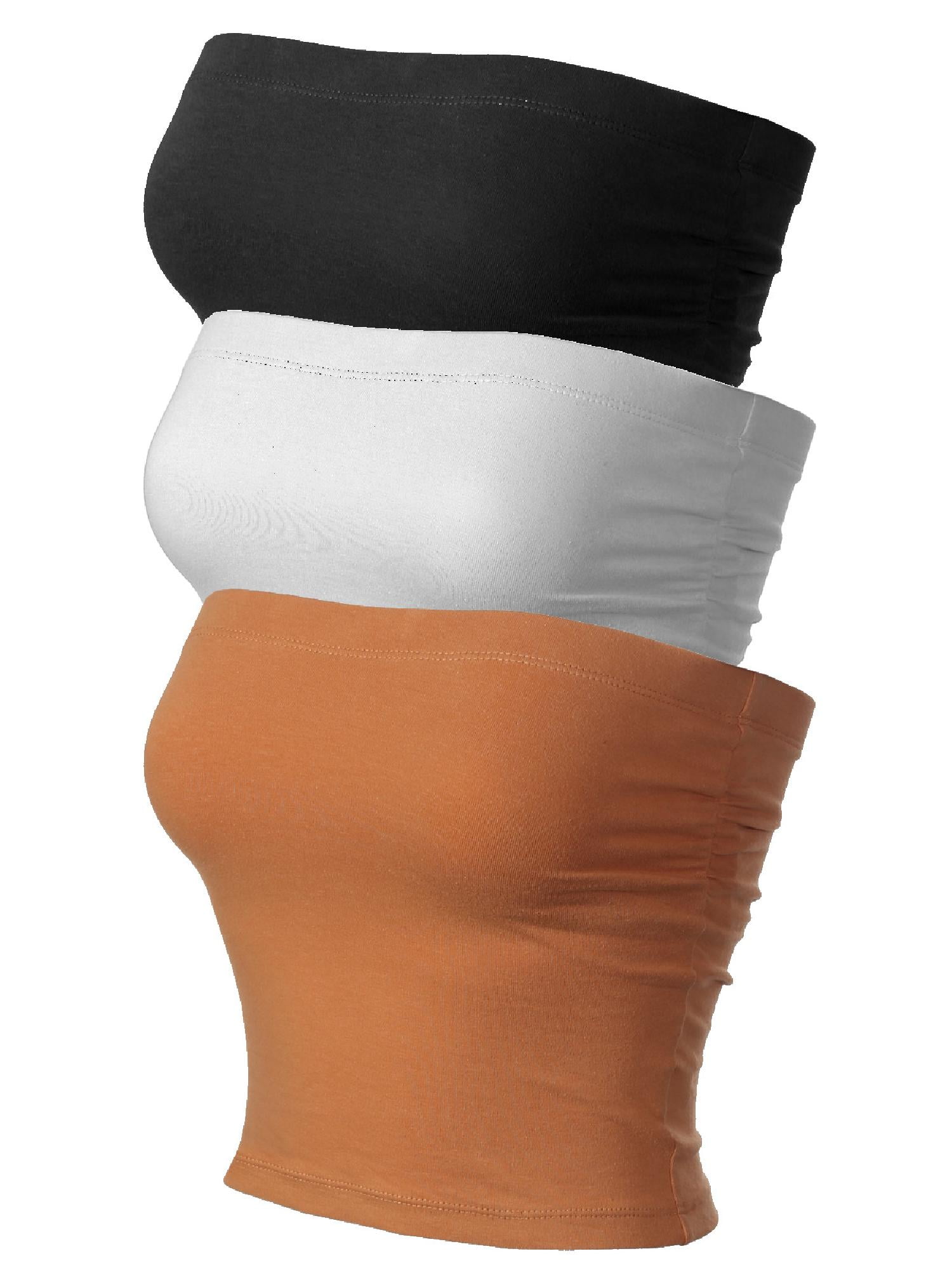 MixMatchy Women's 3-Pack Solid Casual Summer Side Shirring Scrunched ...