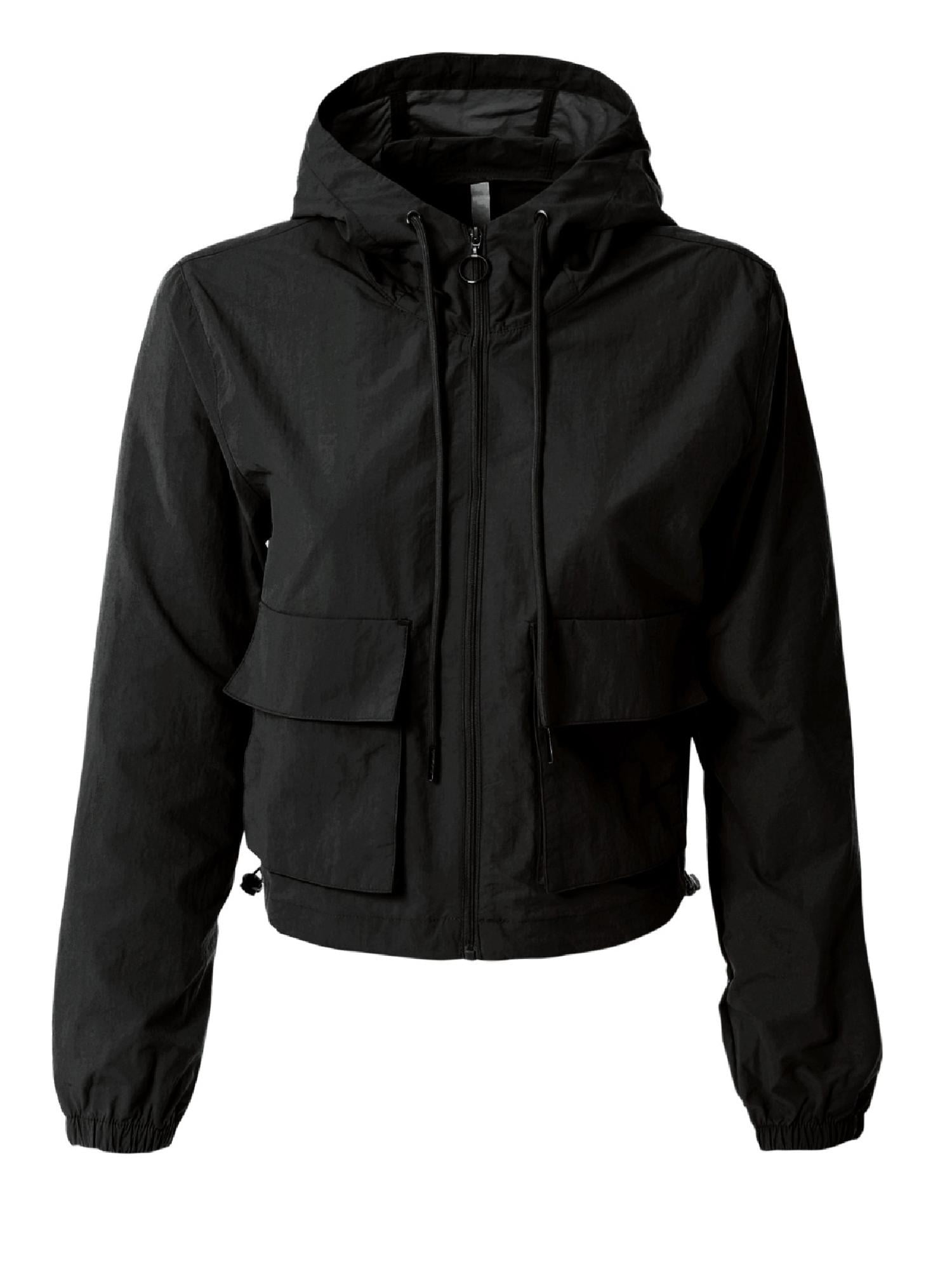 MixMatchy Women's Lightweight Cropped Jackets Yoga Quick Dry ...
