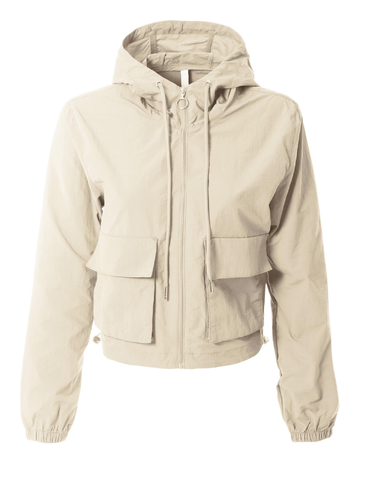 MixMatchy Women's Lightweight Cropped Jackets Yoga Quick Dry ...