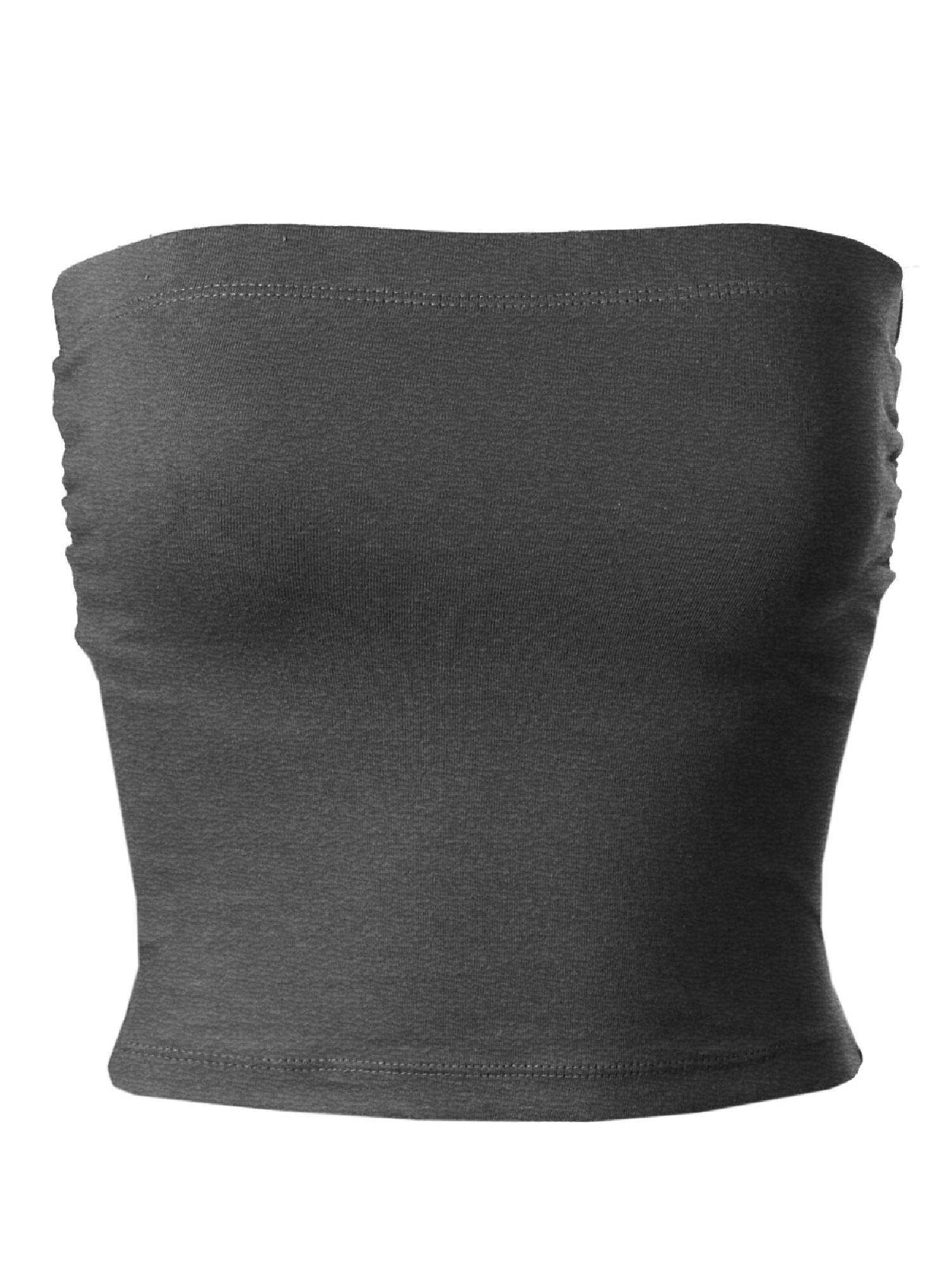 MixMatchy Women's Solid Casual Summer Side Shirring Scrunched Double ...
