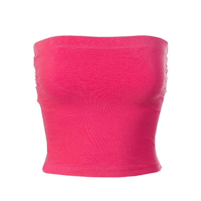 MixMatchy Women's Solid Casual Summer Side Shirring Scrunched Double ...