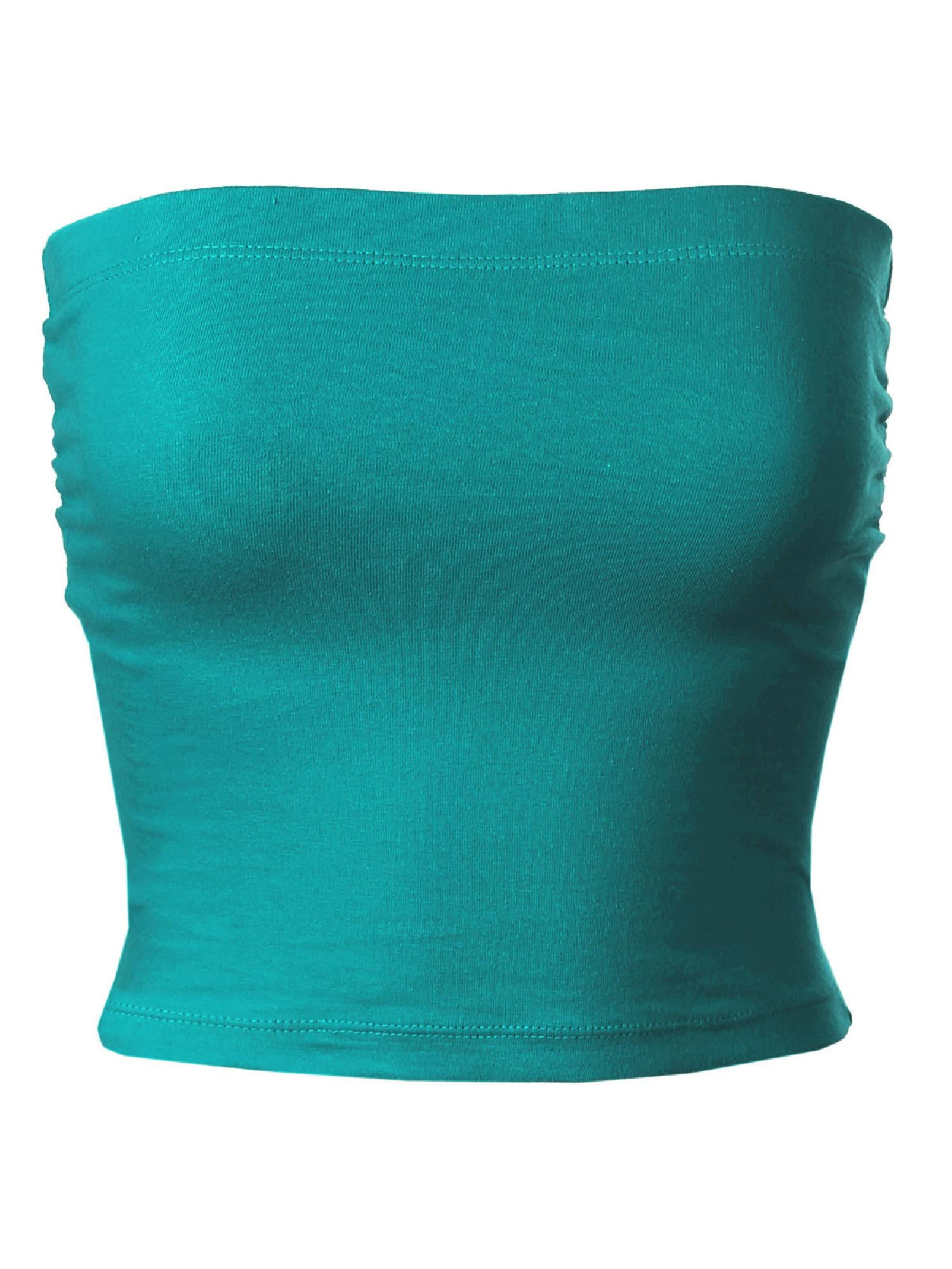 MixMatchy Women's Solid Casual Summer Side Shirring Scrunched Double ...