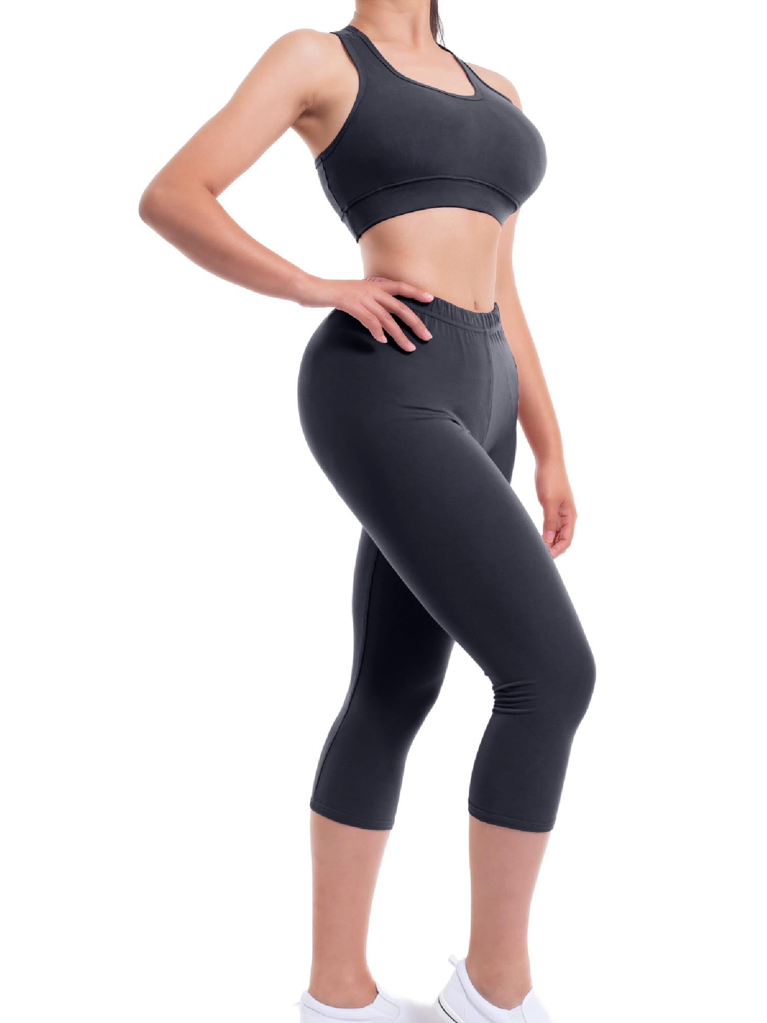 MixMatchy Women's Solid Racerback Yoga Workout Sports Bra Activewear ...