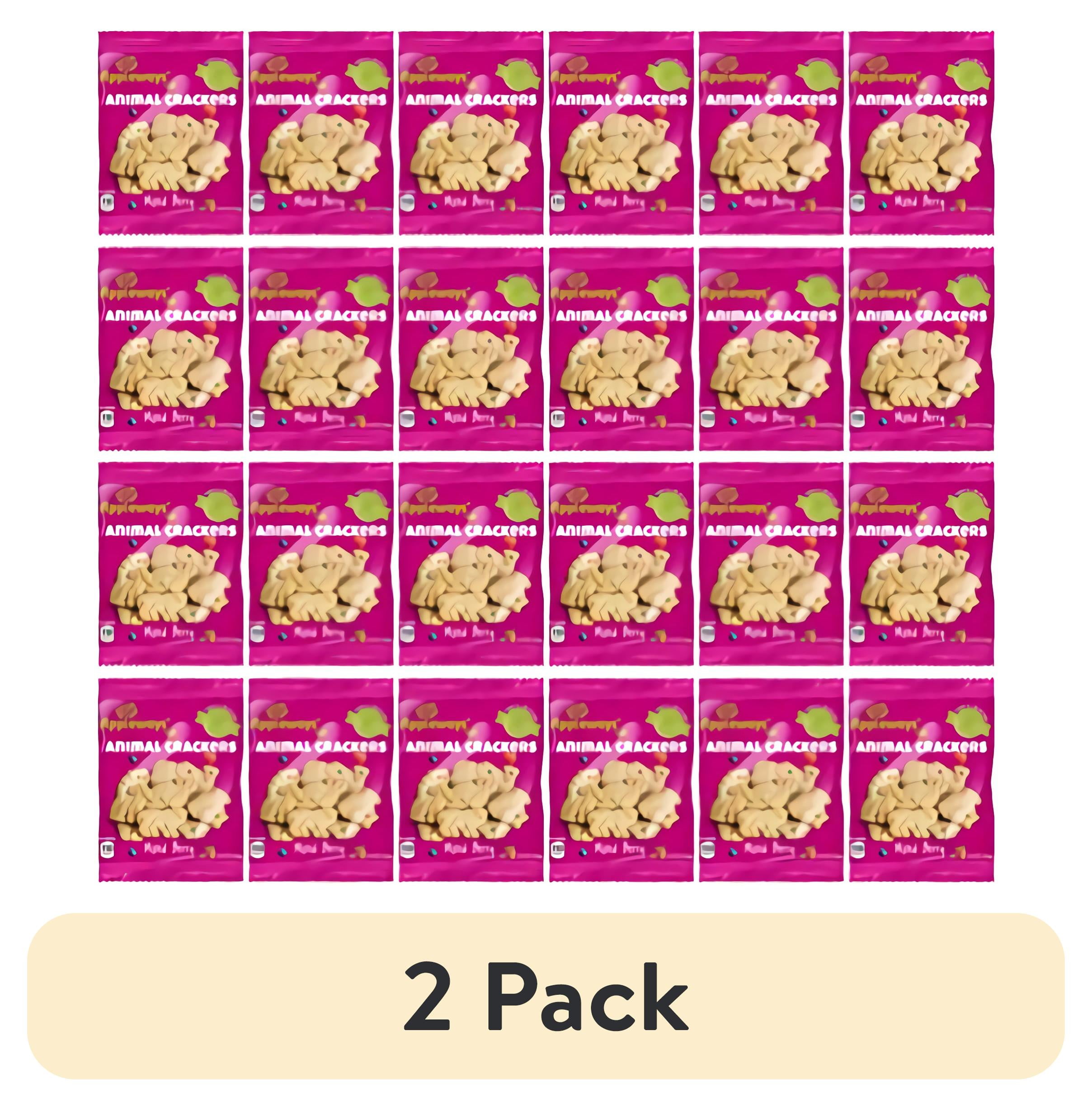 (2 pack) Mixed Berry Animal Crackers by Appleways | .9 Ounce | Pack of ...