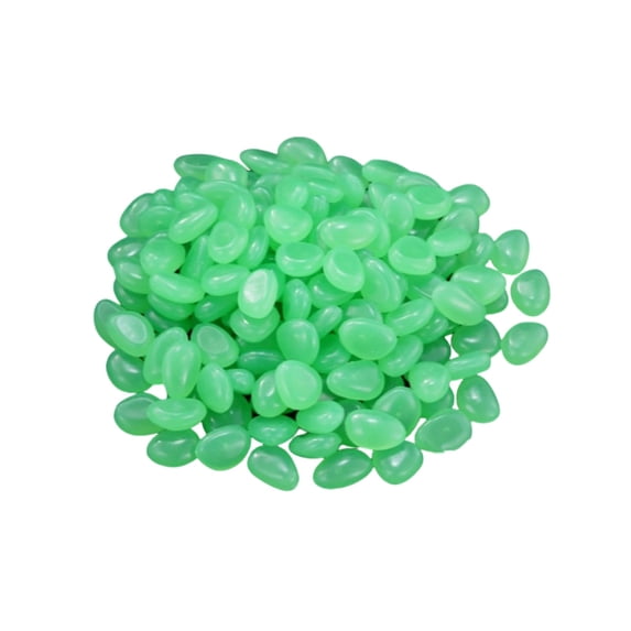 Mixed Color Fluorescent Decorative Rocks, Water-Safe Glowing Pebbles ...