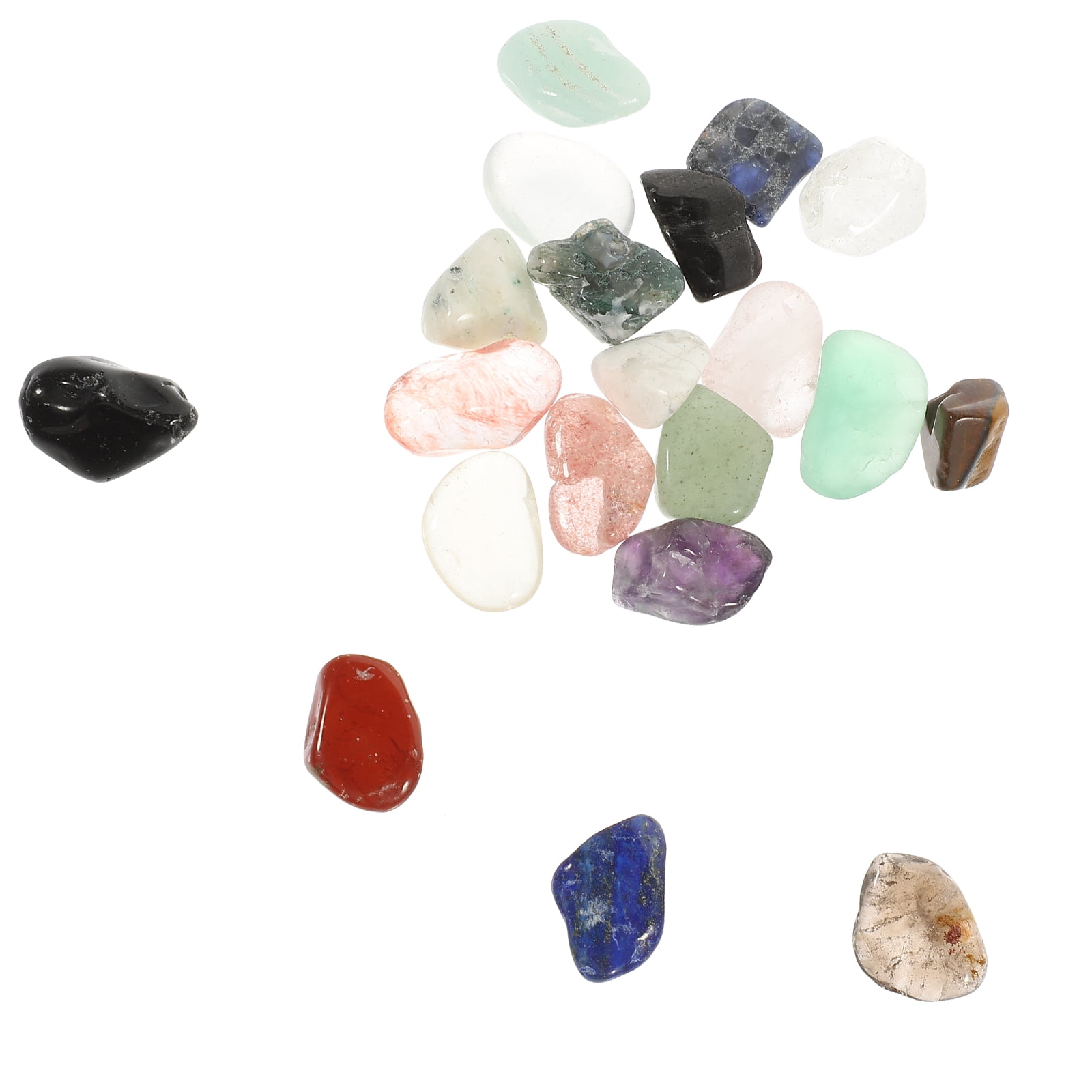 1 Box of Natural Gemstones Sample for Teaching Crystal Stones Model ...