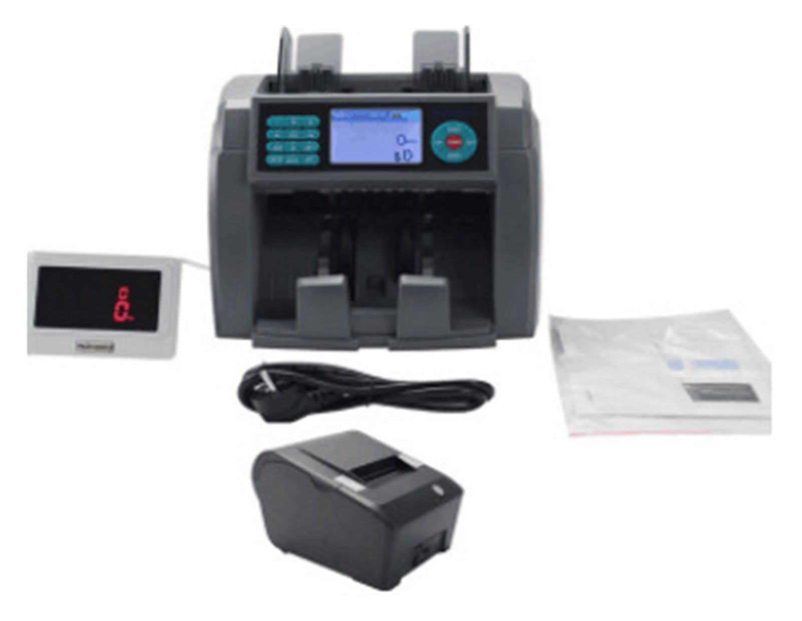 Mixed Denomination Money Counter Machine Mix Value Money Counter Counterfeit Detector For 5-7 ...