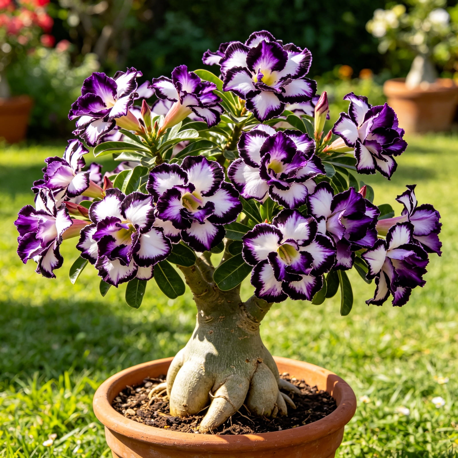 Mixed Desert Rose For Planting-(Non-Artificial)-Exquisite Variegated ...