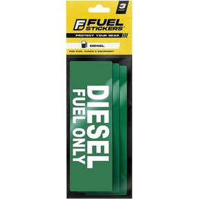 Mixed Fuel Only Sticker - Fuel Identification Label by Fuel Sticker ...