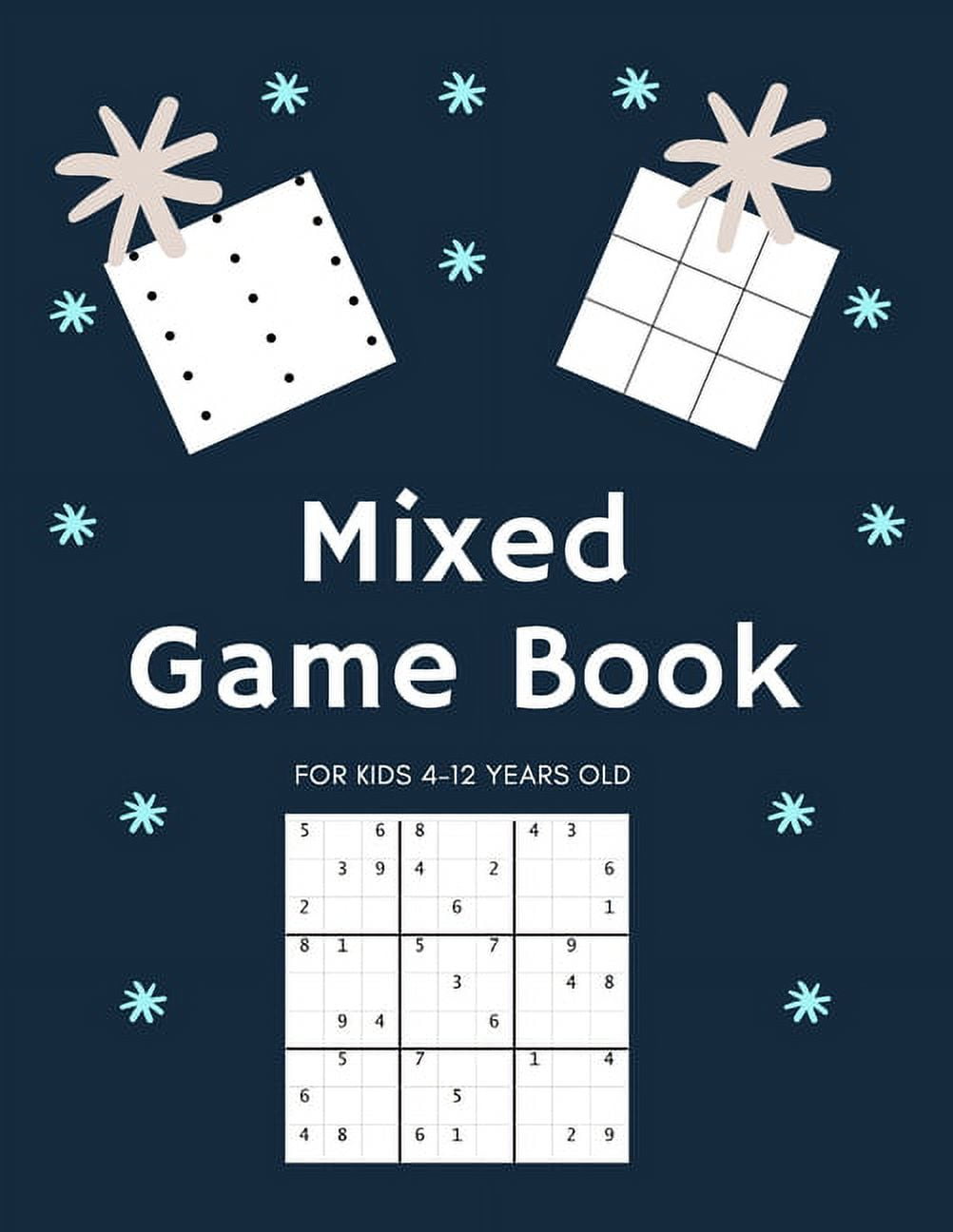 Mixed Game Book For kids 4-12 Years Old: Fun Activity Gamebook, 4 Type ...