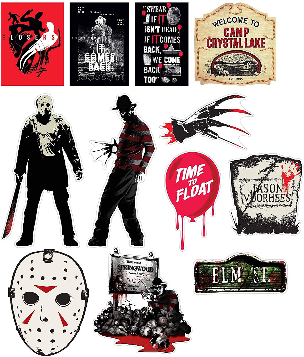 Mixed Horror Cutouts (12 ct) - Walmart.com