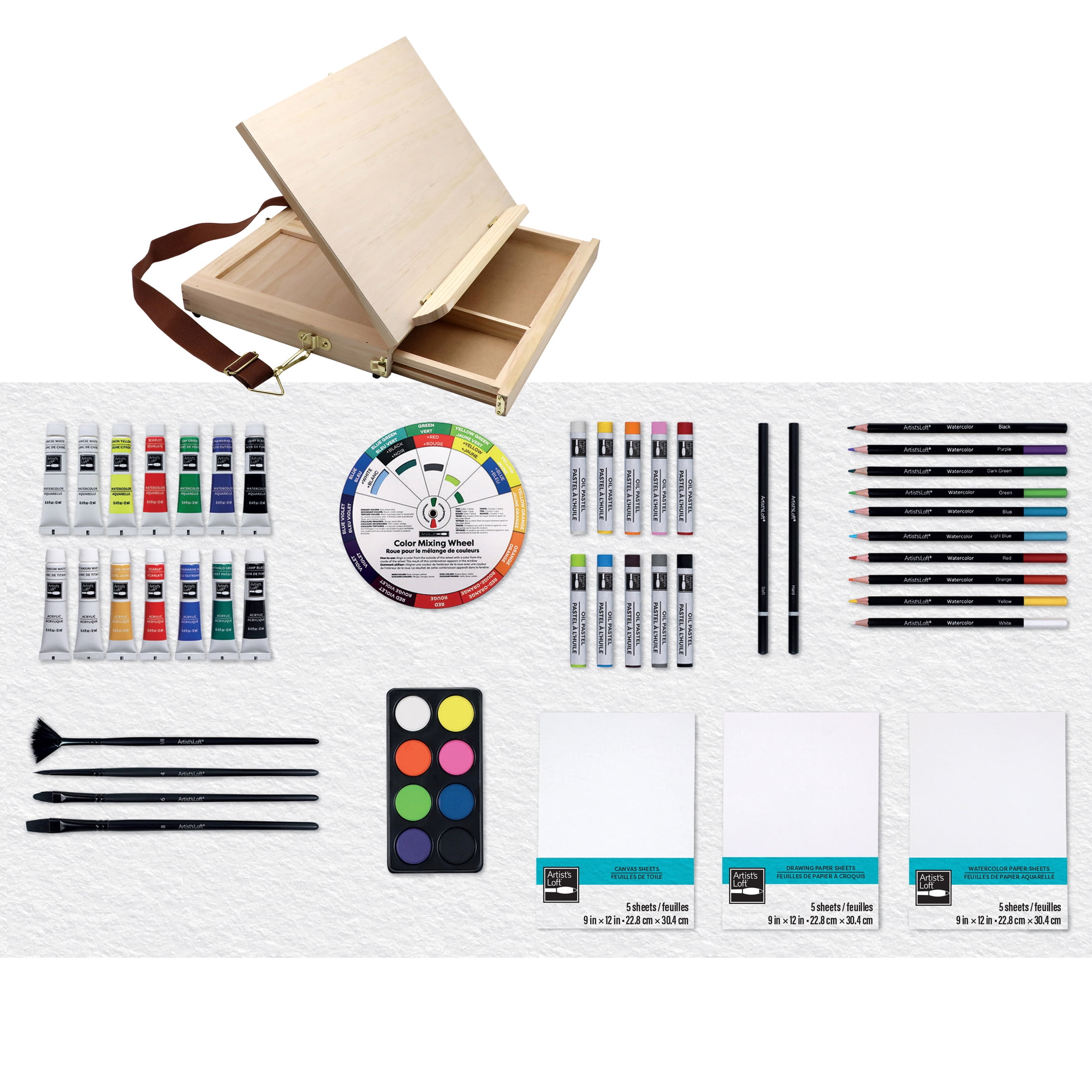 Mixed Media Art Set by Artist's Loft - Art Set for Drawing - Painting ...