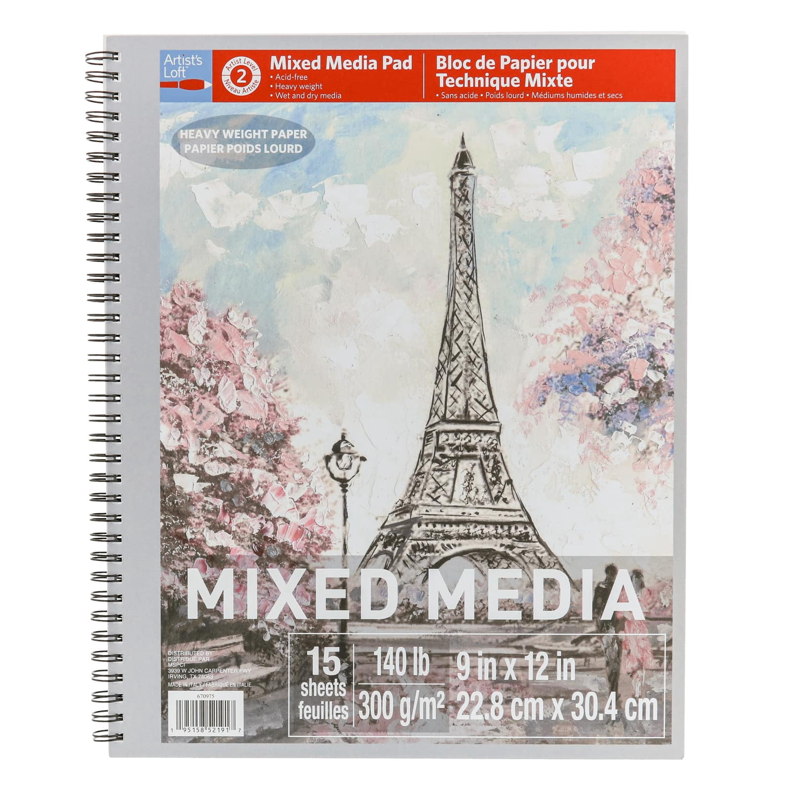 Artist's Loft Mixed Media Heavy Weight Paper Pad - Walmart.com