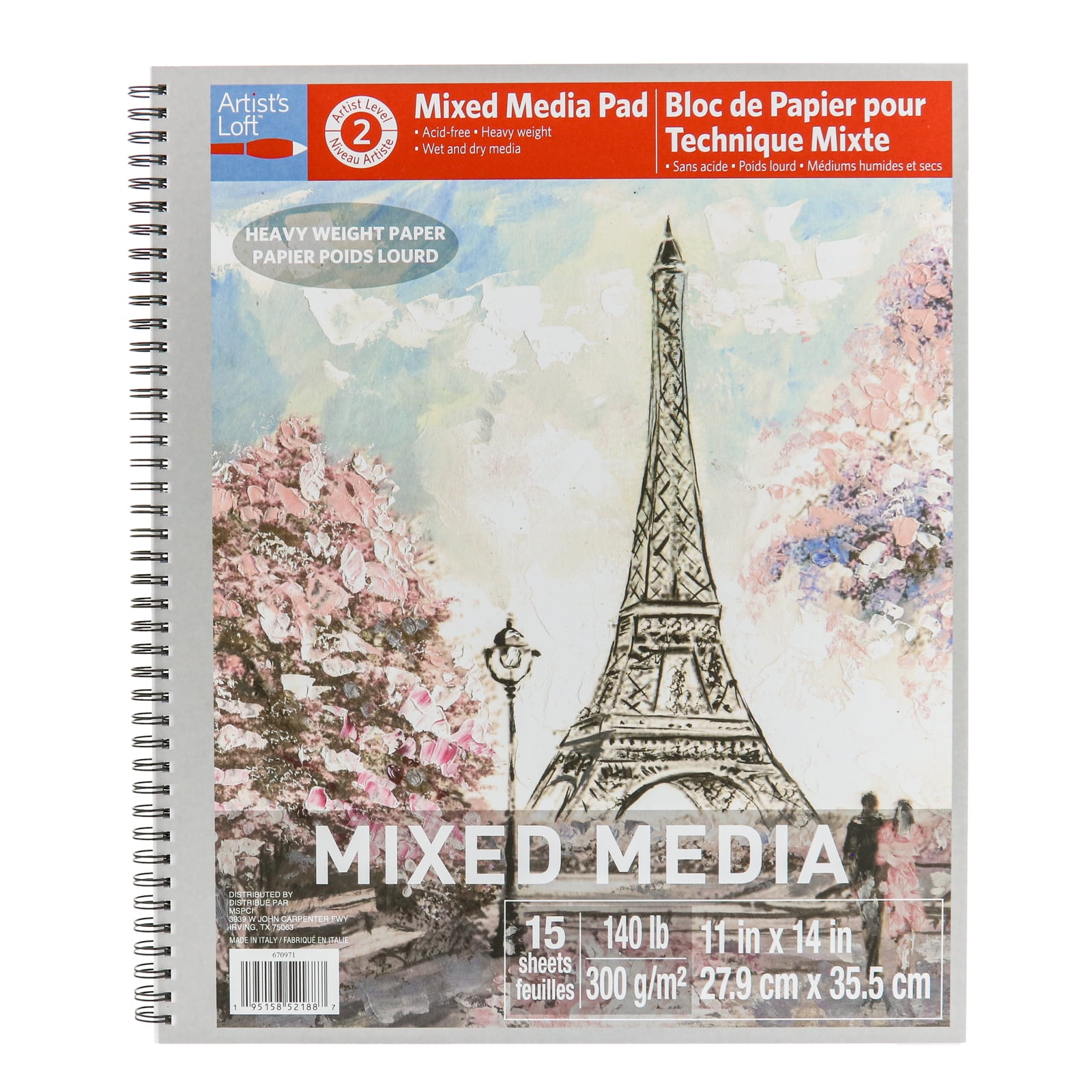 Mixed Media Heavy Weight Paper Pad by Artist's Loft - Walmart.com