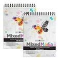 Brite Crown Mixed Media Spiral Bound Sketch Pad, 9 X 12 Art Medium, 60 ...