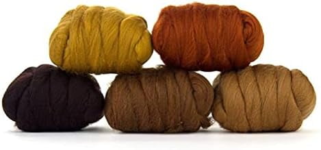 | Mixed Merino Wool Variety Pack | Perfect Wool Roving for Spinning ...