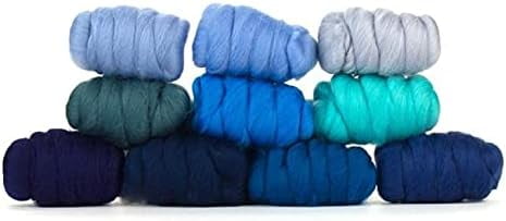 | Mixed Merino Wool Variety Pack | Perfect Wool Roving for Spinning ...