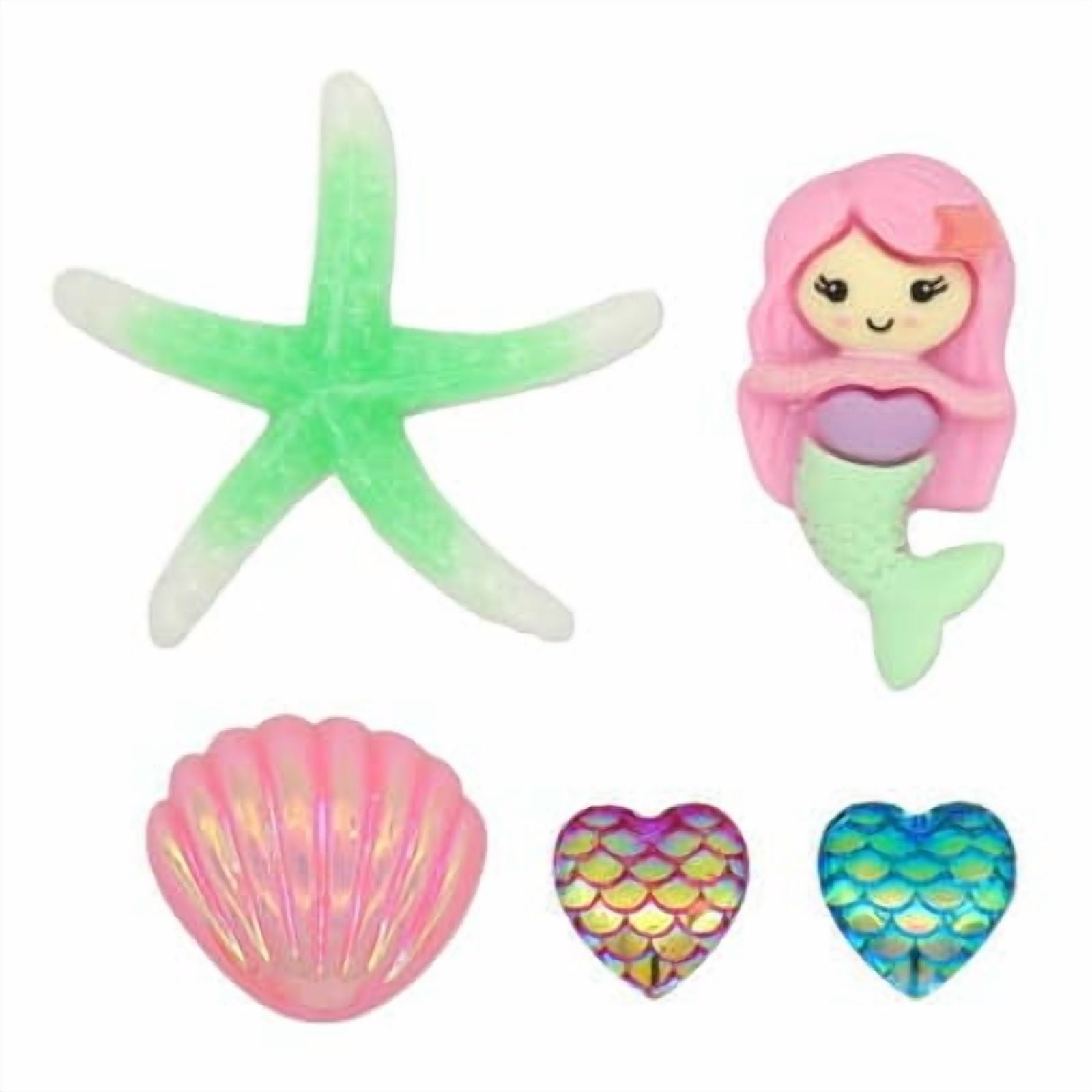 Mixed Mermaid Embellishments by Creatology – Assorted Epoxy Resin ...