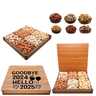 Oh! Nuts Gourmet Gift Basket with 12 Variety Healthy Sugar-Free Snacks ...