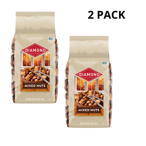 Mixed Nuts in Shell, 32 oz 2 PACK - Walmart.com