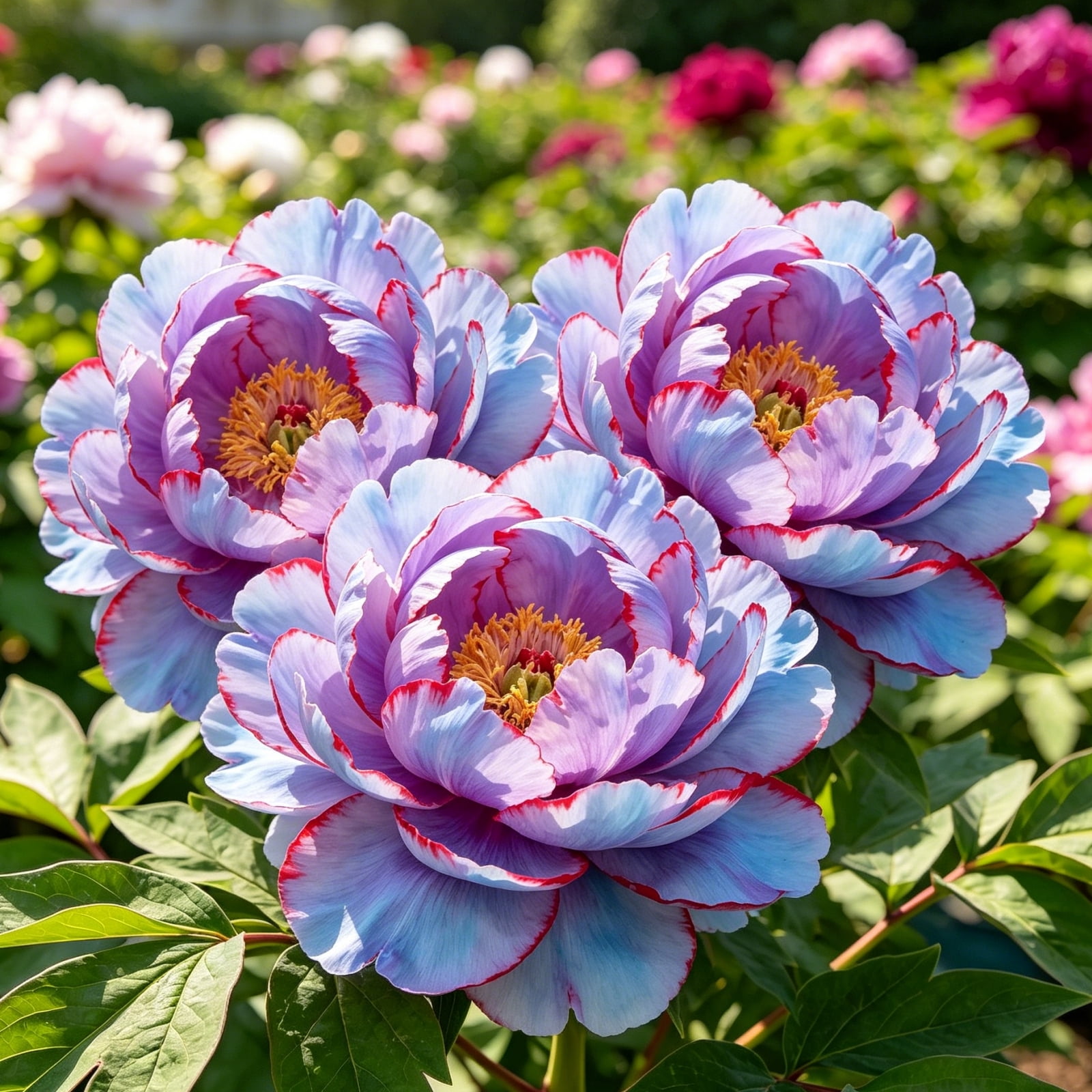 Mixed Peony for Planting-Ornamental-Premium Garden Stake-Home ...