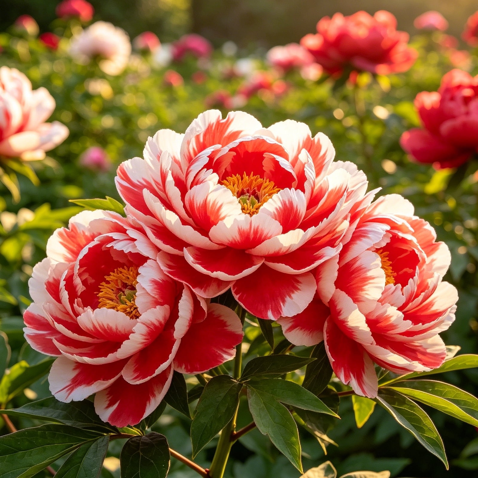 Mixed Peony for Planting-Ornamental-Premium Garden Stake-Home ...