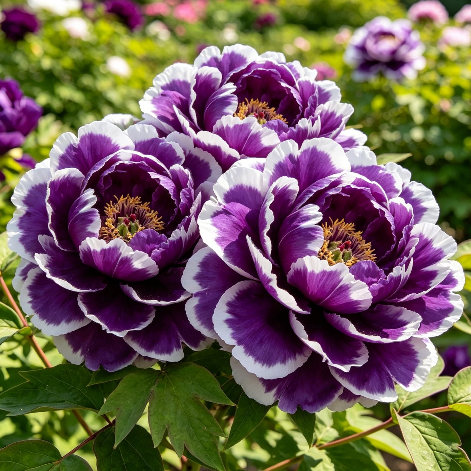 Mixed Peony for Planting-Ornamental-Premium Garden Stake-Home ...