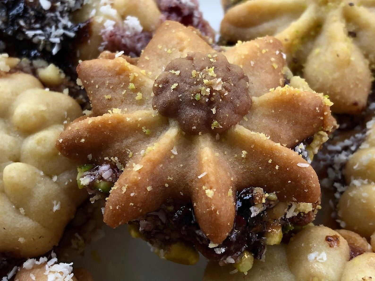 Mixed Petit Fours Eid Ramadan Cookies wih Jam and Nutella - Walmart.com