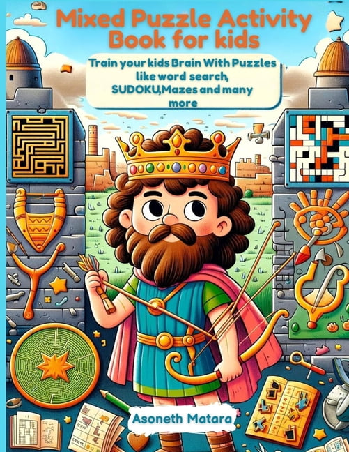 Mixed Puzzle Activity Book for kids: Train your kids Brain With Puzzles ...