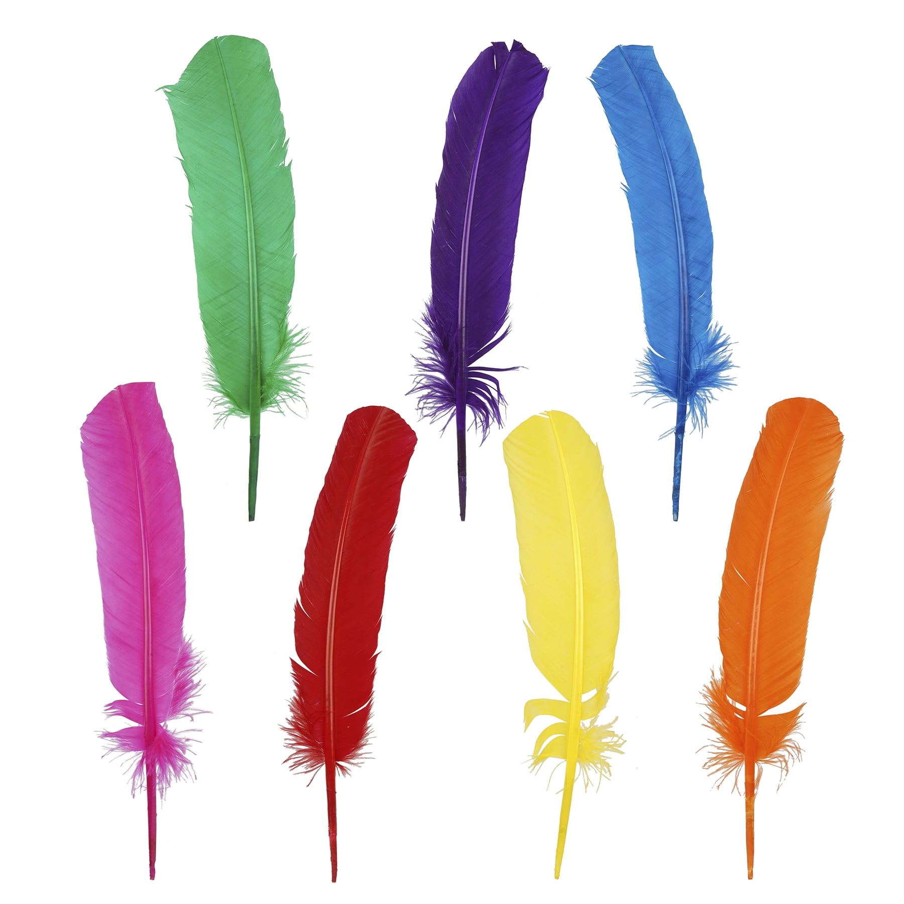 Mixed Quill Feathers by Creatology – Assorted Colors - Soft Feathers ...