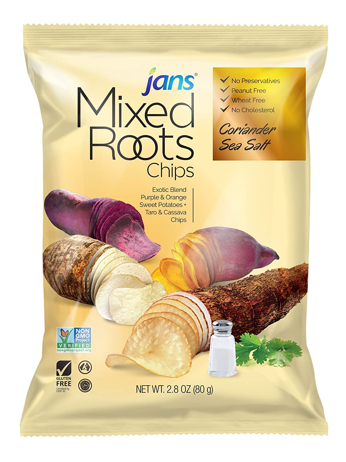 Jans Mixed Roots Chips-Sea Salt - Walmart.com