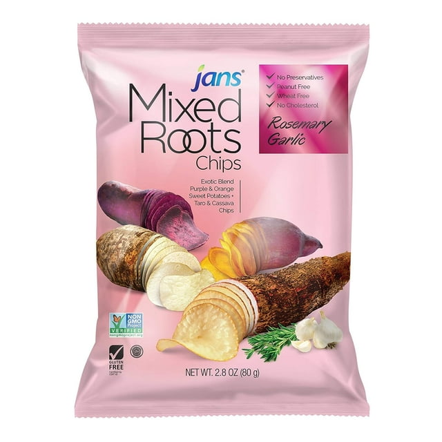 Mixed Roots Chips - All Natural Vegetable Chips (Rosemary Garlic, 2.8 ...