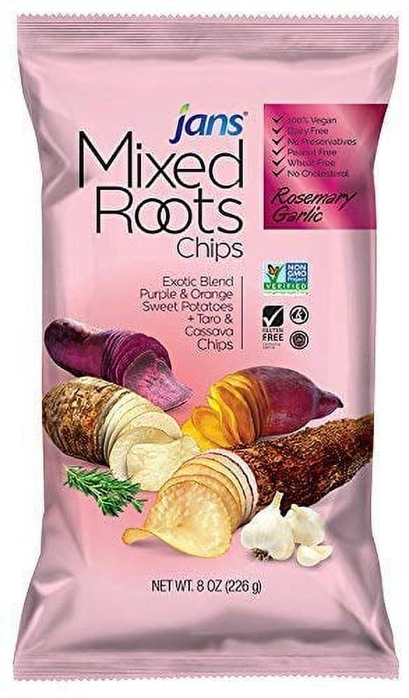 Mixed Roots Chips - All Natural Vegetable Chips (Rosemary Garlic 8 oz ...