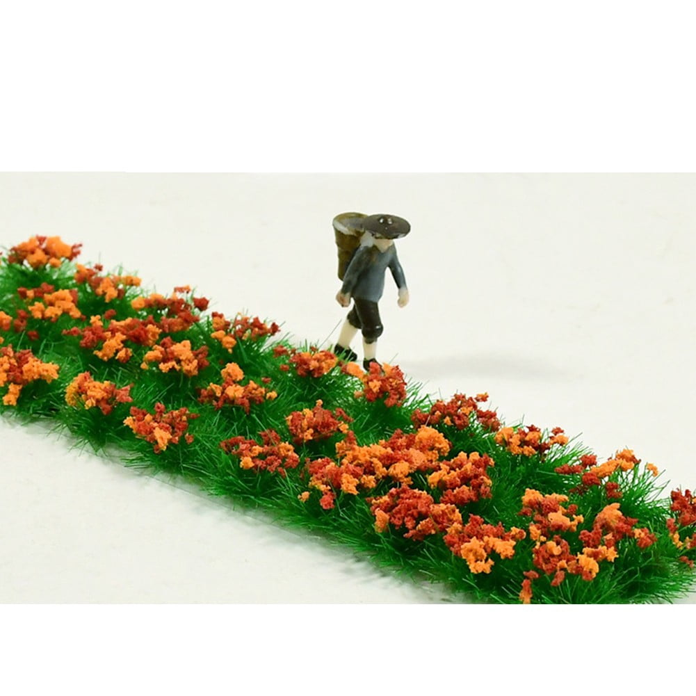 Mixed Wildflowers Static Grass Tufts for Miniature Scenery and Model ...