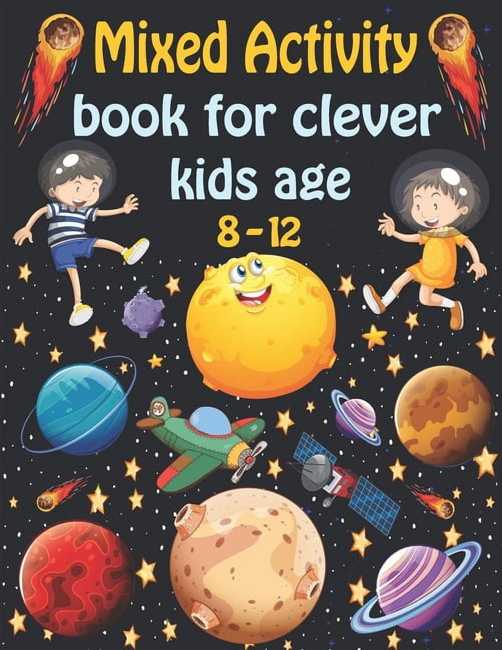 Mixed activity book for clever kids age 8-12: Word Search, Sudoku ...