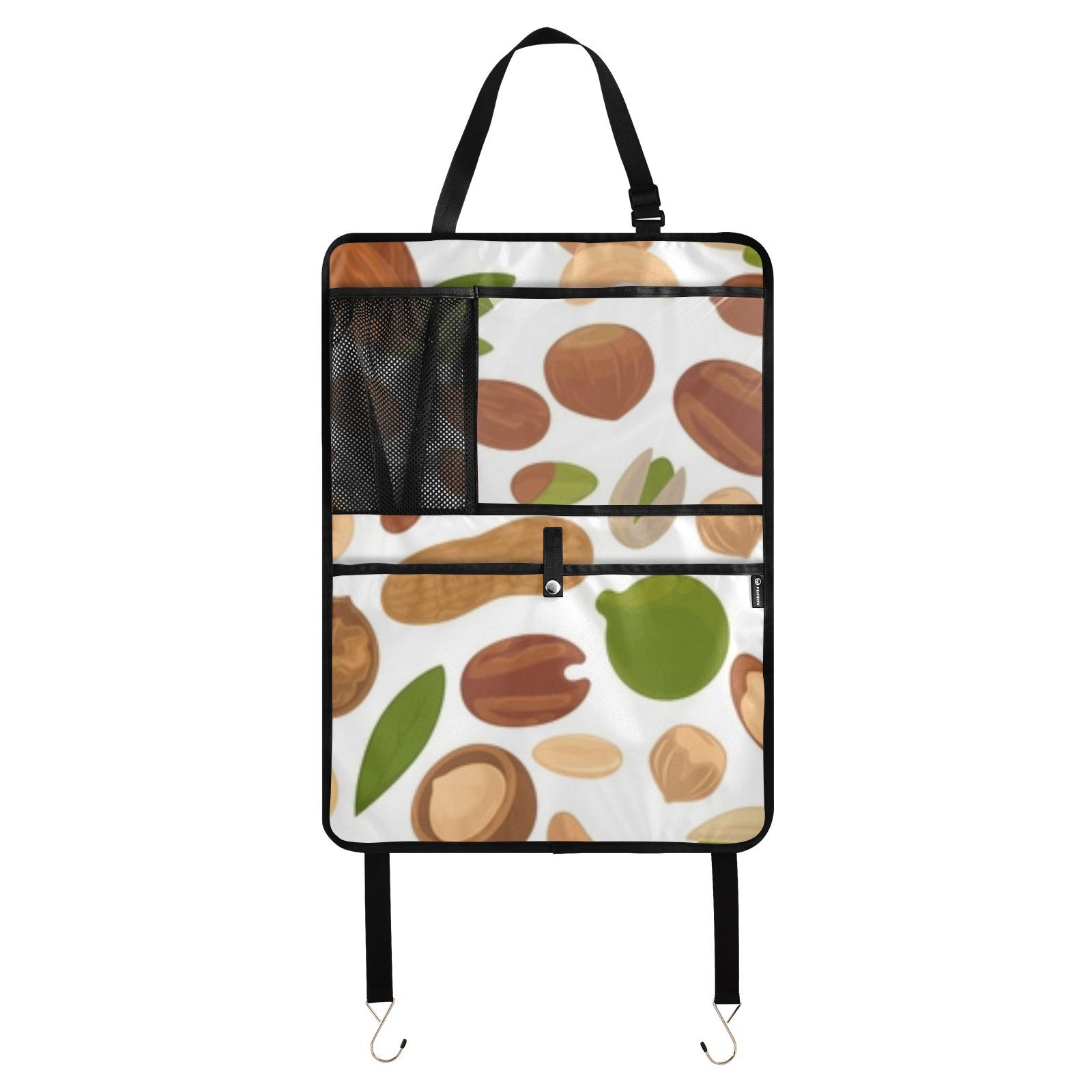 Mixed nuts healthy snack time 209 Pack Backseat Protector Seat Covers ...