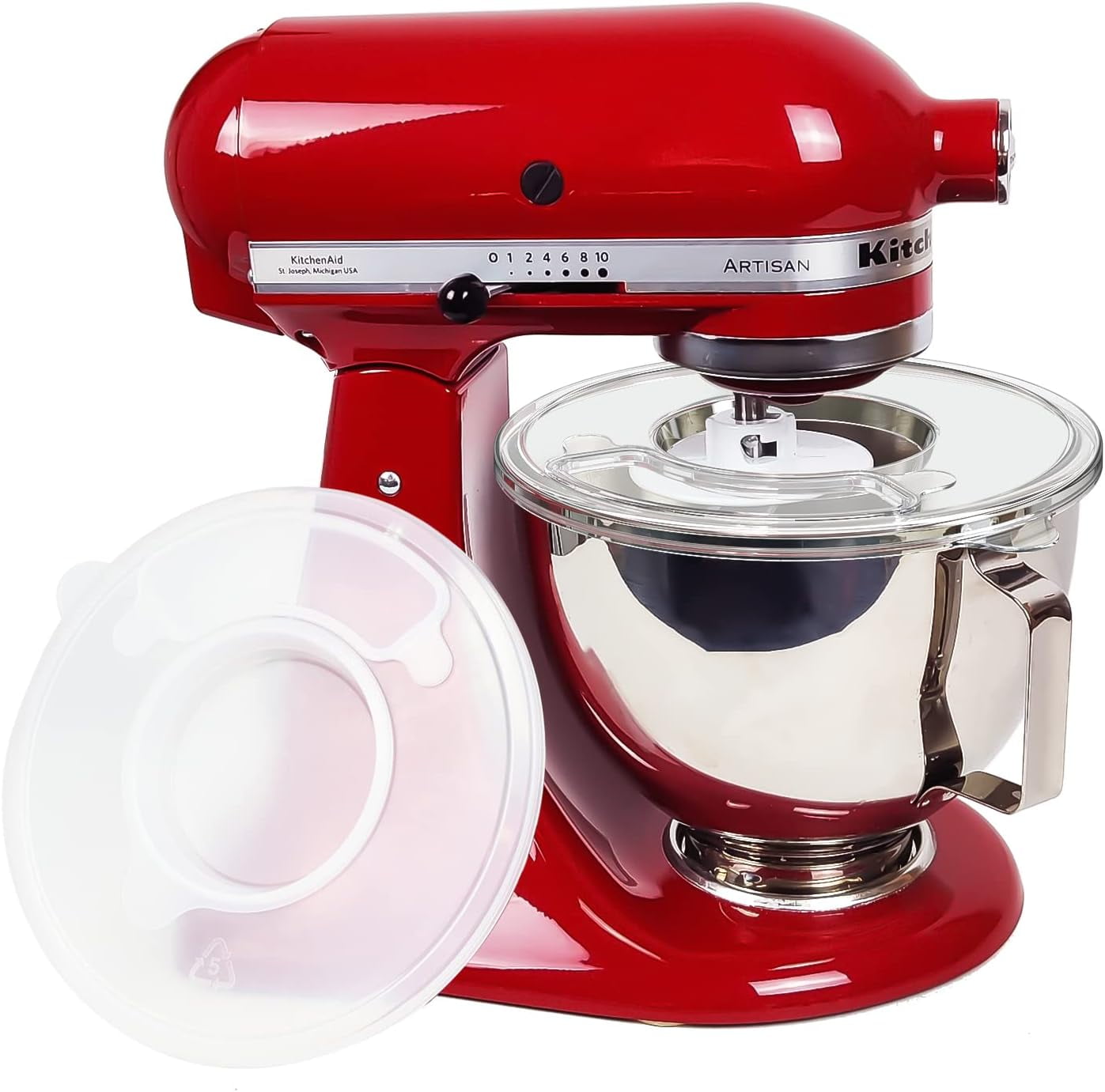 Mixer Bowl Covers for KitchenAid 4.5-5 Qt Tilt-Head Stand Mixer, Splash ...