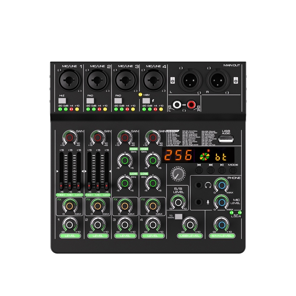 Mixer Mixing Console with RCA Input and XLR Connectivity ,Easy to Opera ...