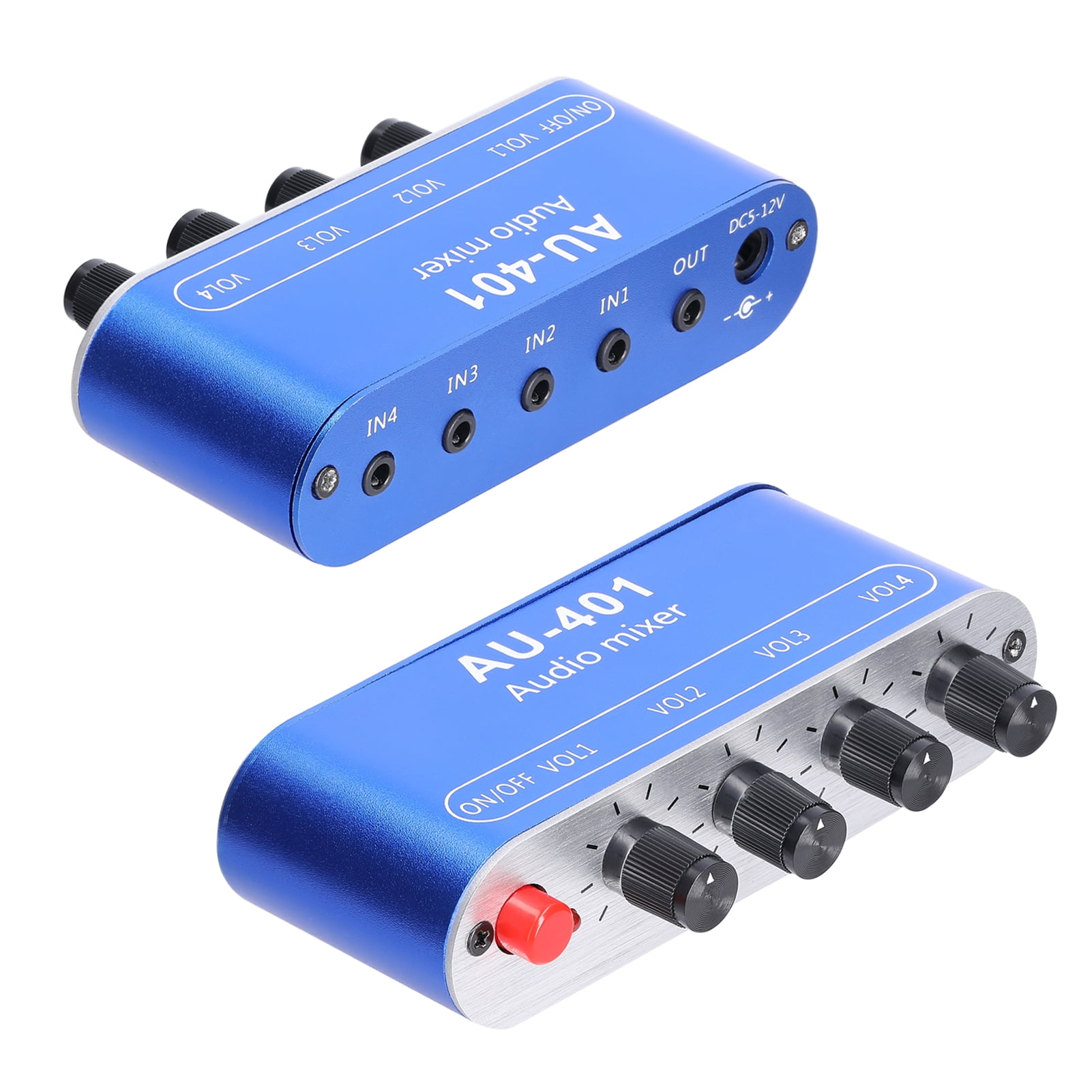 Mixer,Stereo Audio 4 To 1 Output 1 Output Sound Input To 1 Audio Stereo ...